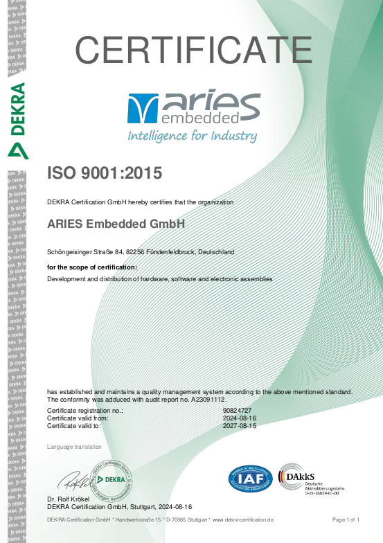 About | ARIES Embedded GmbH