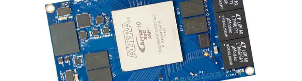 MAX - Intel PSG Arria10 FPGA System on Module with High Speed Transceivers for maximum ...
